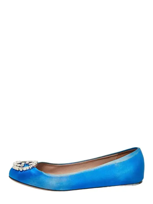 Gucci Interlocking-g Ballet Flats - Blue
