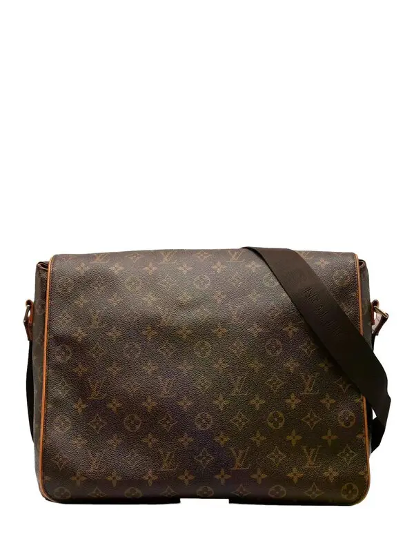 LOUIS VUITTON 2004 Monogram Abbesses Crossbody Bag - Brown