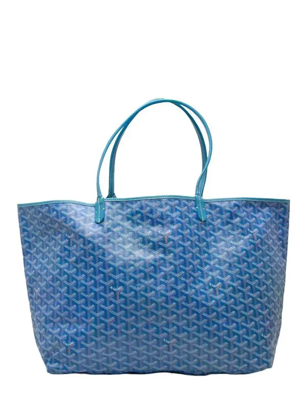 Goyard 2010 Ine Saint Louis Gm Tote Bag - Blue