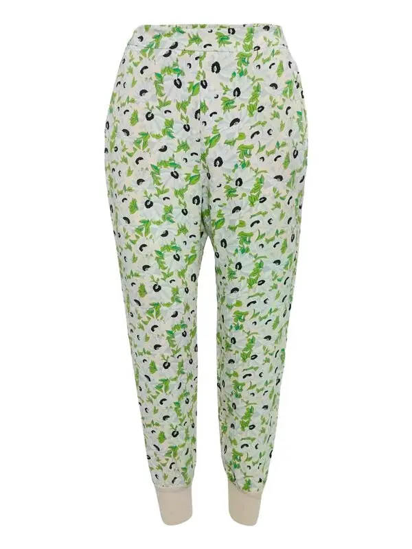 Stella McCartney Floral-print Track Pants - Green