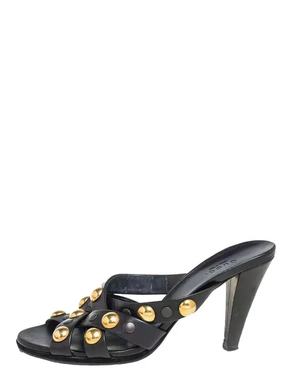 Gucci 100mm Baboushka Sandals - Black