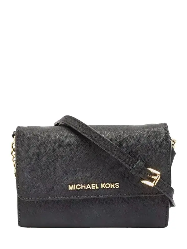 Michael Kors Logo-lettering Mini Bag - Black