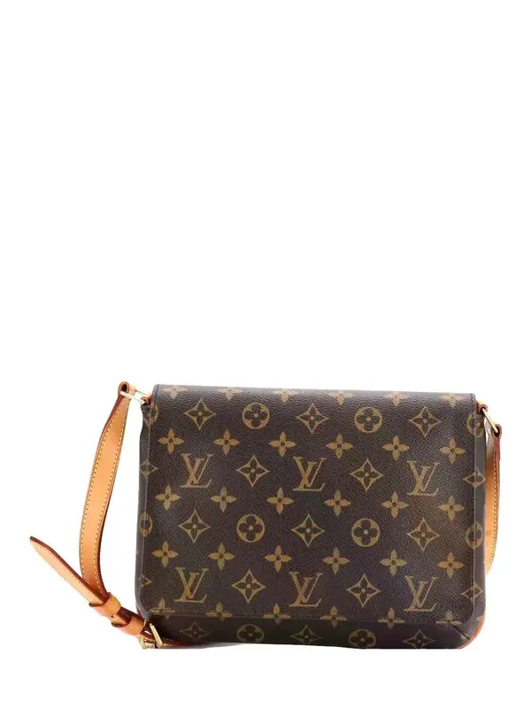 LOUIS VUITTON Musette Tango Handbag Monogram Canvas Shoulder Bag - Brown