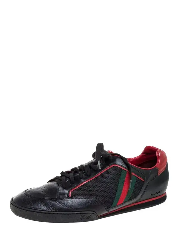 Gucci Web-stripe Sneakers - Black