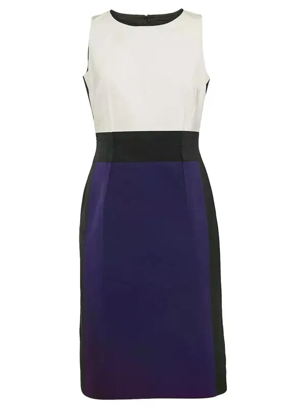 Paule Ka Colourblock Sleeveless Dress - Blue