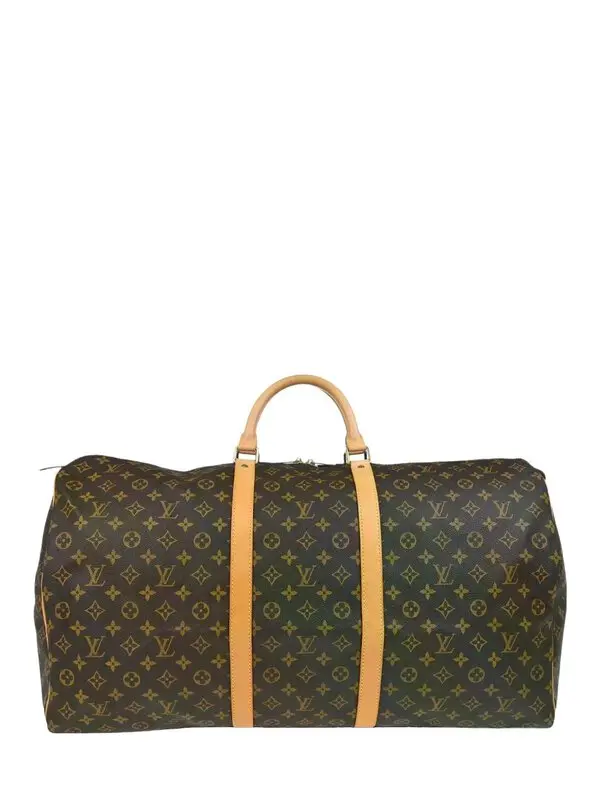 LOUIS VUITTON 1996 Keepall 60 Travel Bag - Brown