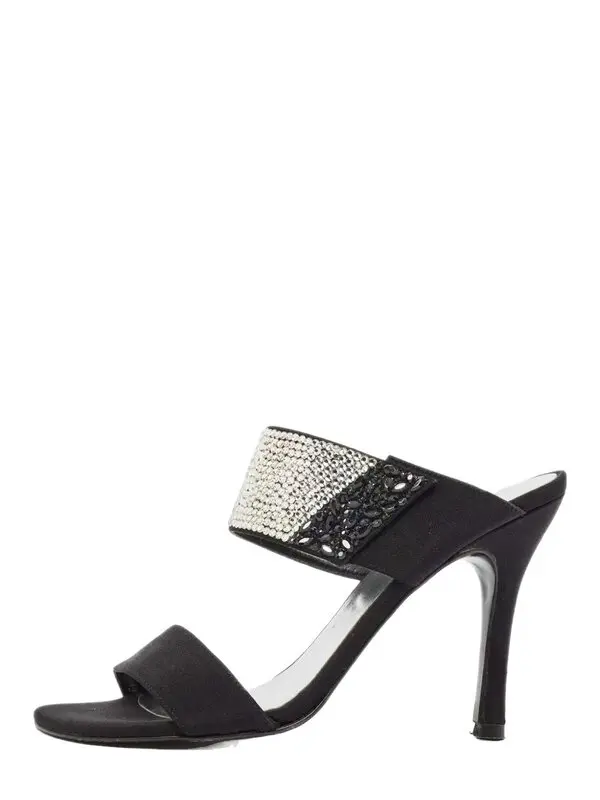 STUART WEITZMAN 100mm Rhinestone-embellished Sandals - Black