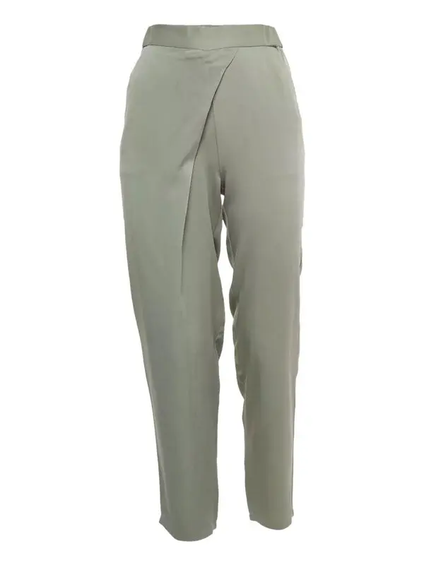ARMANI Vintage Wrap Detail Trousers - Green
