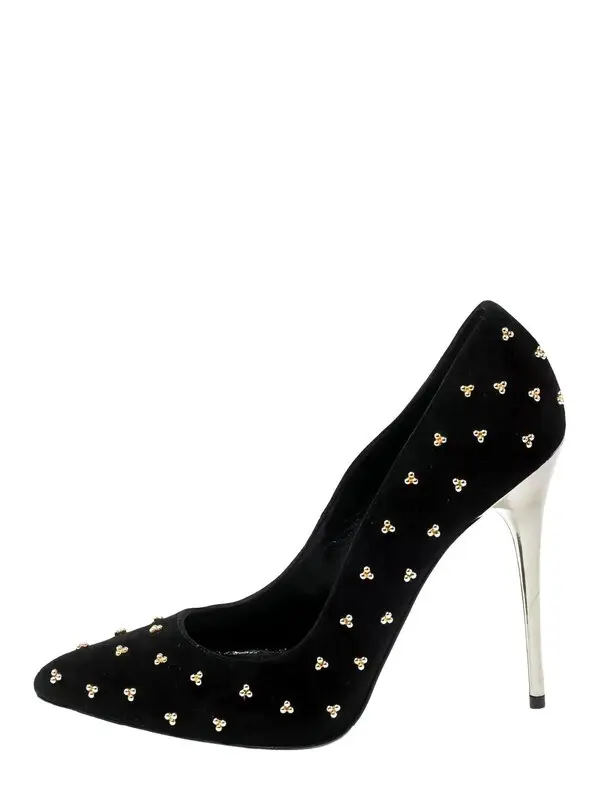 Alexander McQueen 120mm Studded Pumps - Black