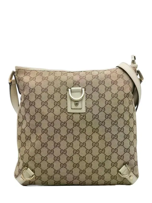 Gucci Gg Canvas Abbey D-ring Crossbody Bag - Brown