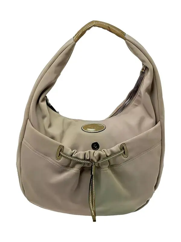 TOD'S Drawstring-detail Handbag - Brown