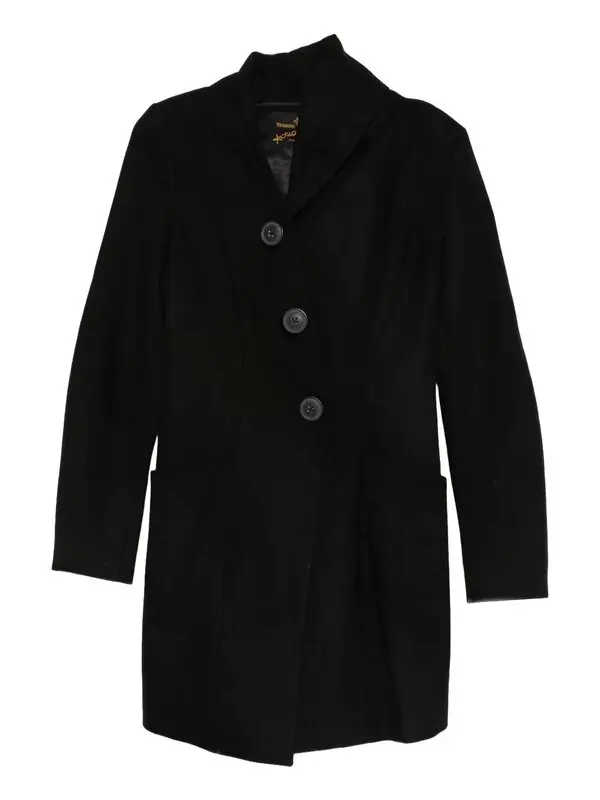 VIVIENNE WESTWOOD 2015 Wool Single-breasted Coat - Black