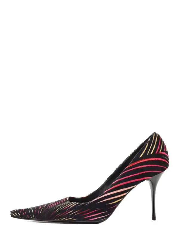 Missoni 100mm Velvet Pumps - Black