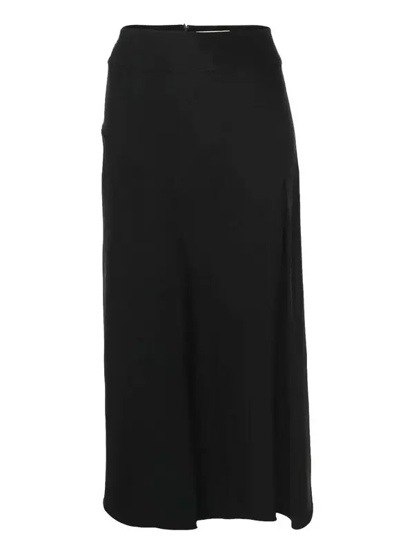 Victoria Beckham High-waist Midi Skirt - Black