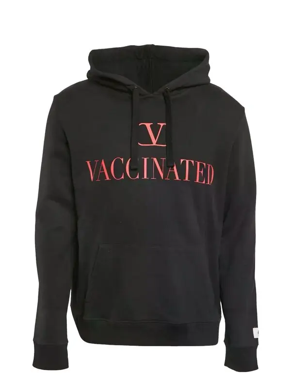 Valentino Garavani Vlogo Hoodie - Black