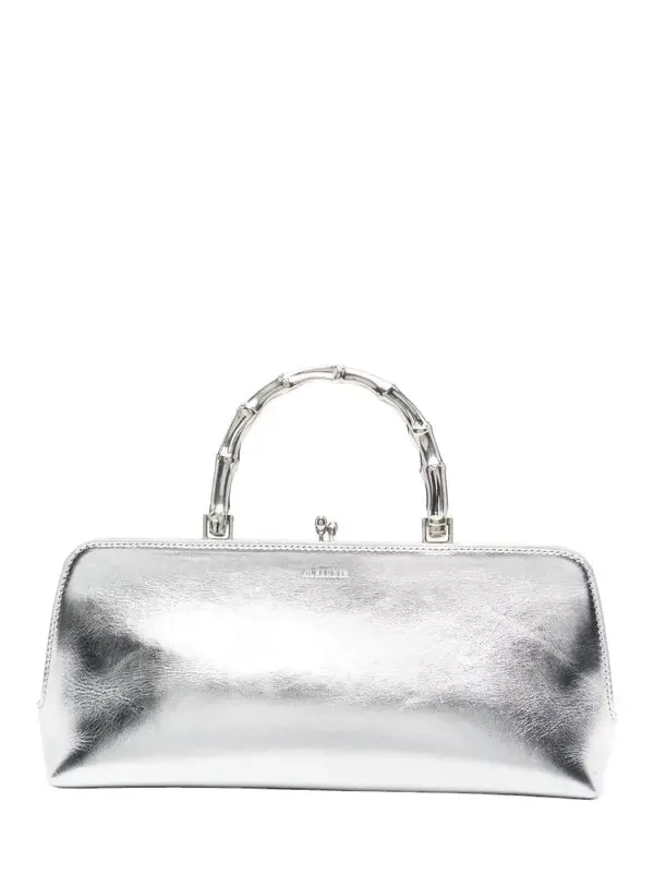JIL SANDER Goji Bamboo Tote Bag - Silver