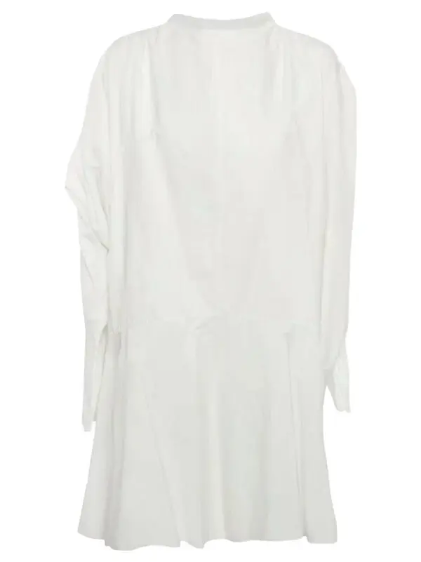 Marni Bow-detail Cotton Dress - White