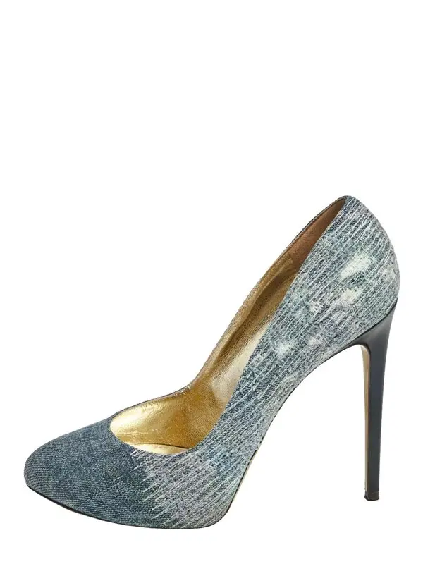 Dolce & Gabbana 130mm Denim Pumps - Blue