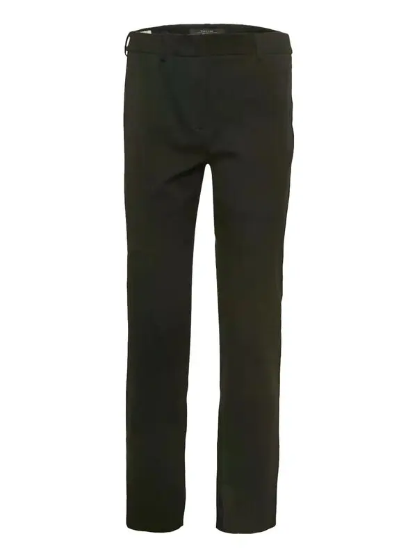 Max Mara Gabardine Trousers - Black