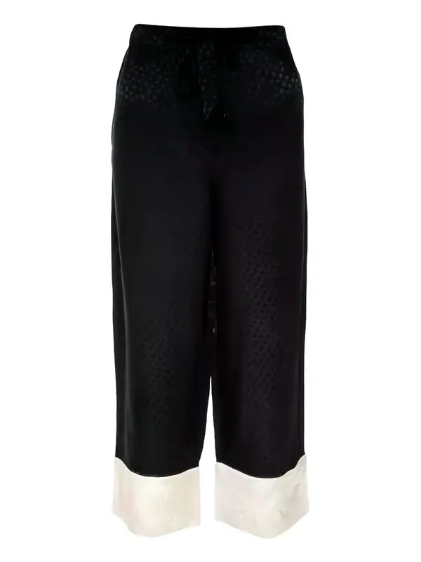Alexander McQueen Jacquard Trousers - Black