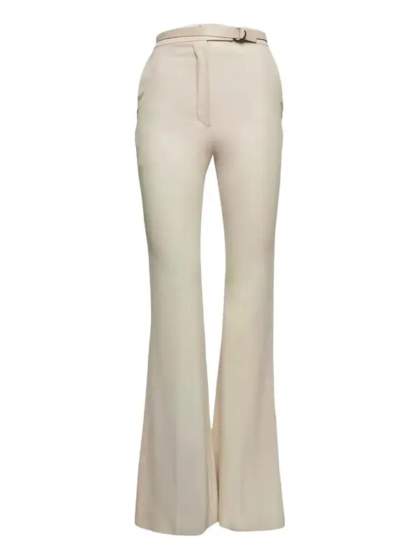 Fendi 2023 Wool Trousers - Neutrals