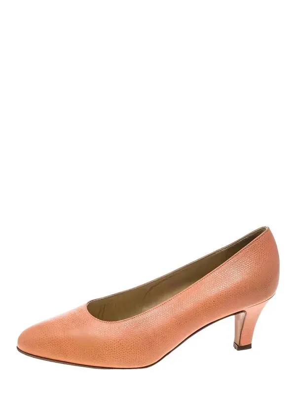 Celine 60mm Leather Heeled Pumps - Pink
