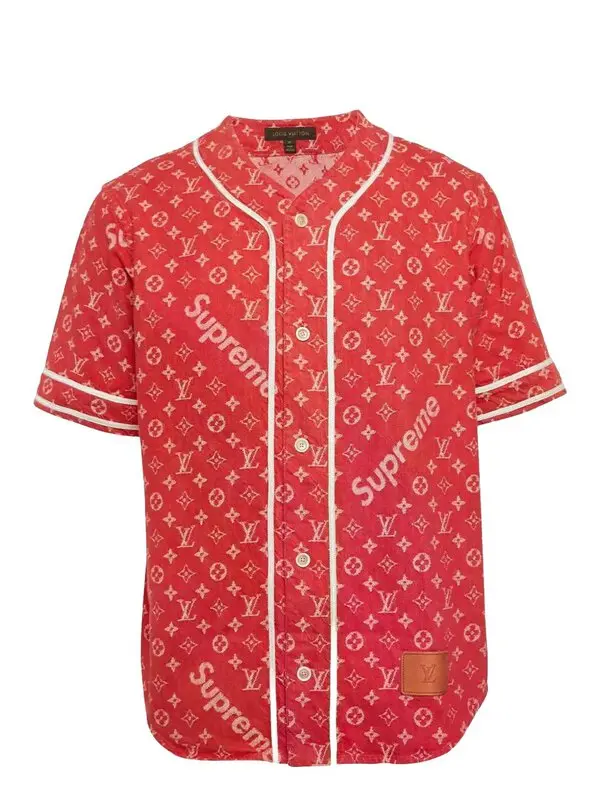 LOUIS VUITTON X Supreme Monogram Shirt - Red