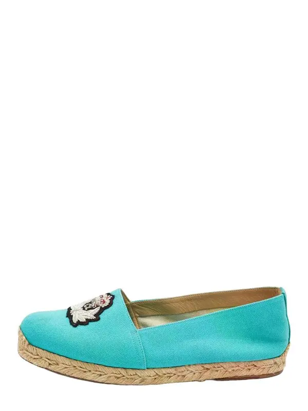 CHRISTIAN LOUBOUTIN Leather Espadrilles - Blue