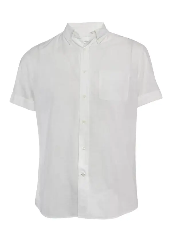 Brunello Cucinelli Short-sleeve Cotton Shirt - White