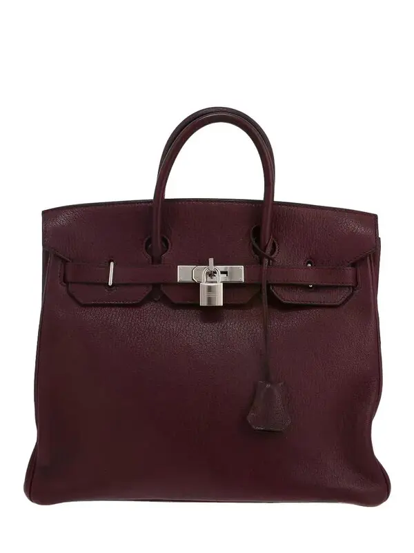 Hermès Haut À Courroies Tote Bag - Purple