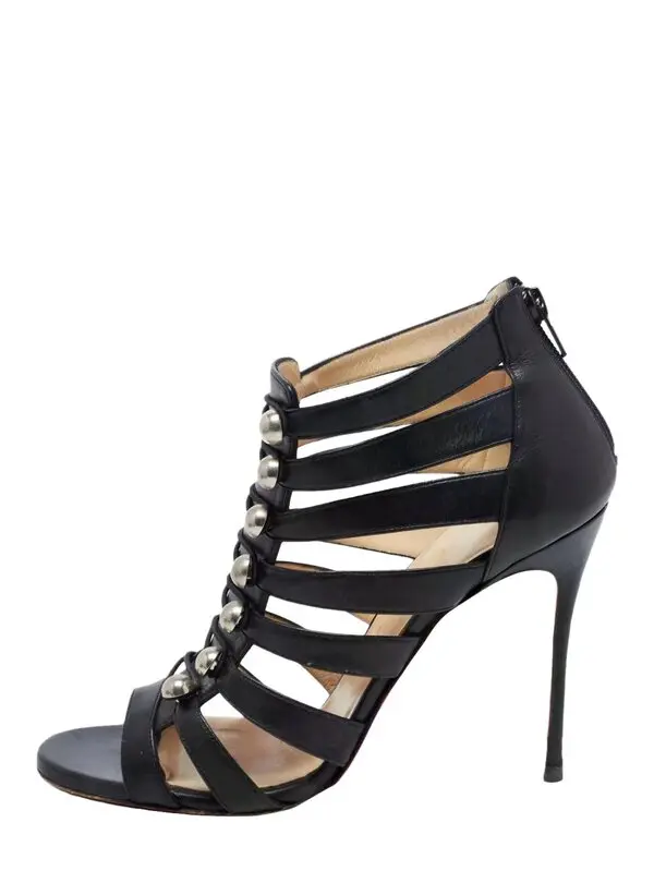 CHRISTIAN LOUBOUTIN Denis Caged Heeled Sandals - Black
