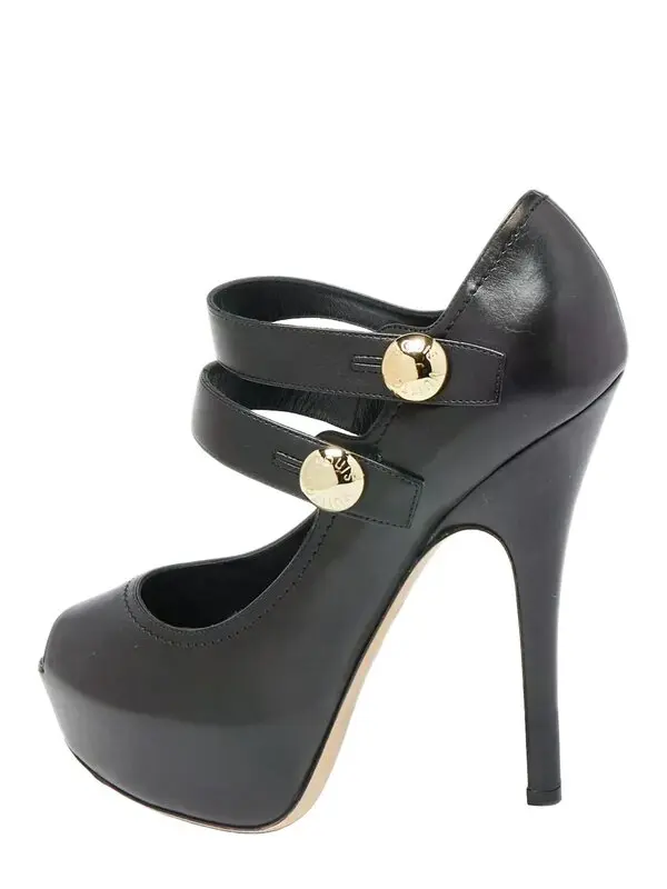 LOUIS VUITTON Leather Pumps - Black