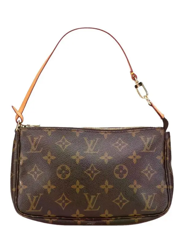 LOUIS VUITTON 2000 Monogram Pochette Accessoires - Brown