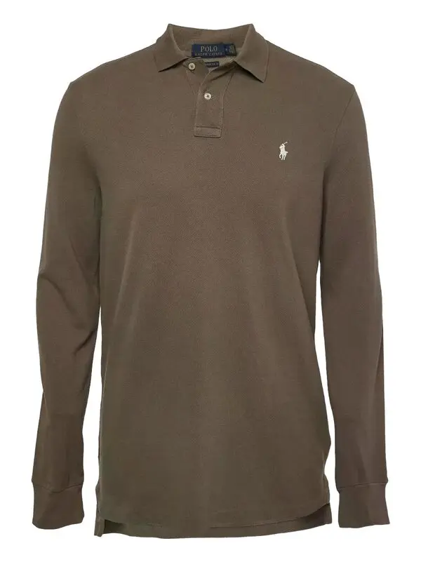 Polo Ralph Lauren Pre-owned Long-sleeve Polo Shirt - Brown
