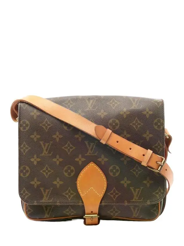 LOUIS VUITTON 1995 Cartesier Gm Shoulder Bag - Brown
