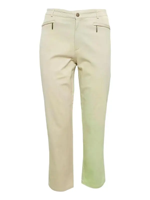 Burberry Tailored Cotton Trousers - Neutrals