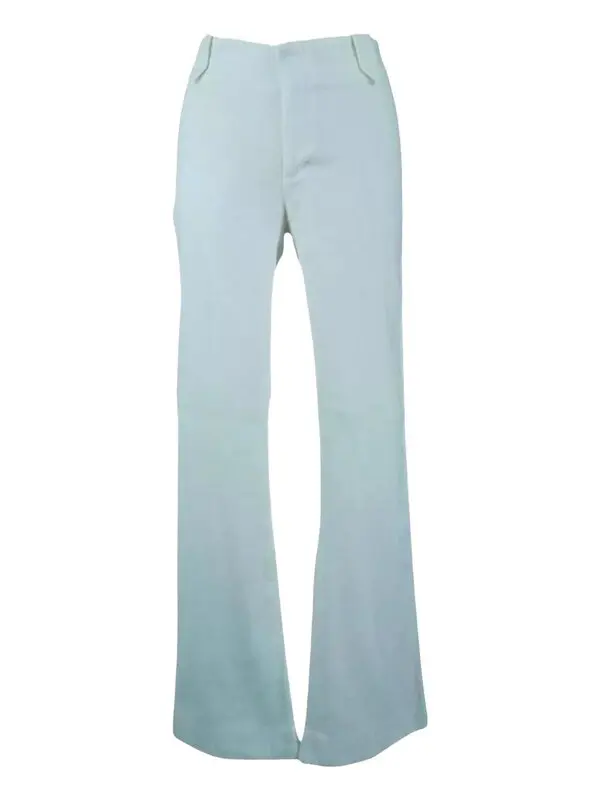 JOSEPH Linen Wide-leg Trousers - Blue