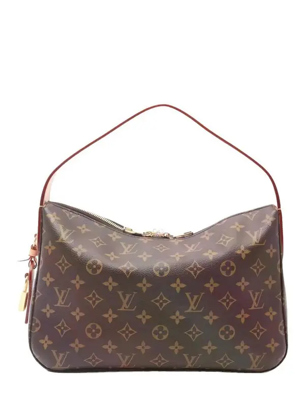 LOUIS VUITTON Slouchy Pm Monogram Shoulder Bag - Brown