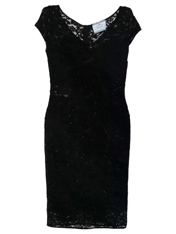 Prada Lace Dress - Black