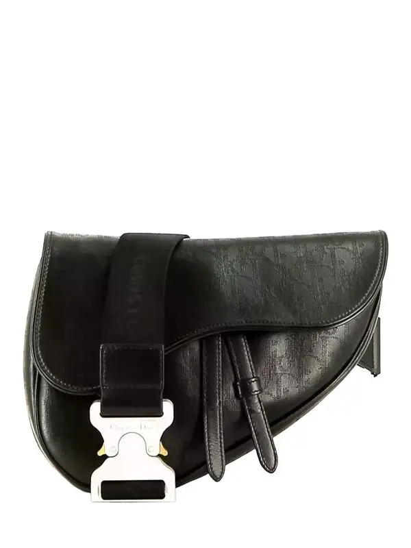 Dior Saddle Galaxy Shoulder Bag - Black