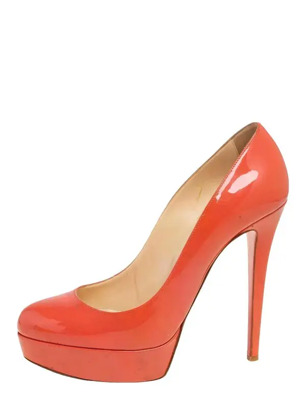 CHRISTIAN LOUBOUTIN 130mm Platform Pumps - Orange