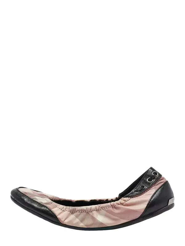 Burberry Scrunch Ballet Flats - Pink