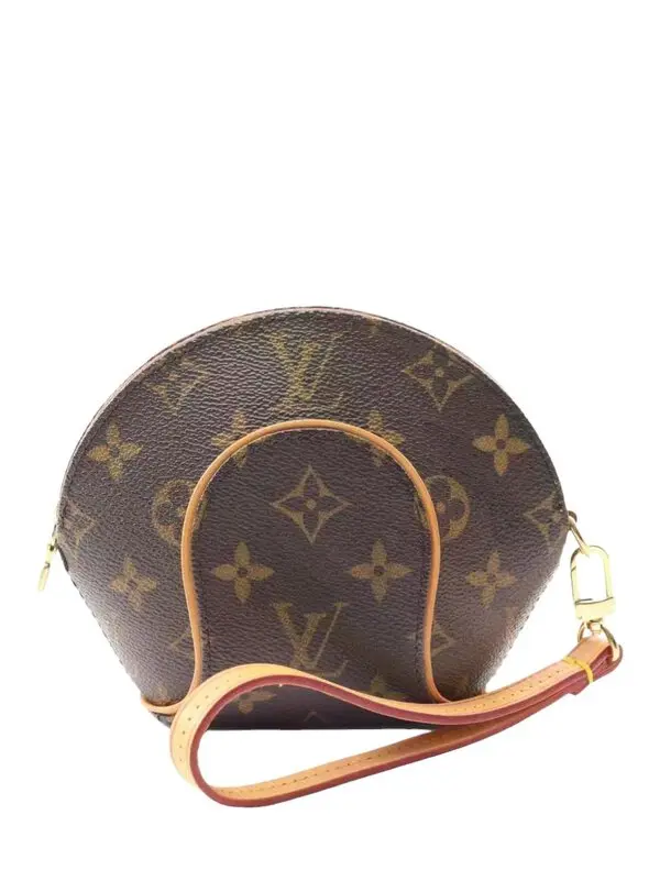 LOUIS VUITTON 2005 Mini Ellipse Pouch - Brown
