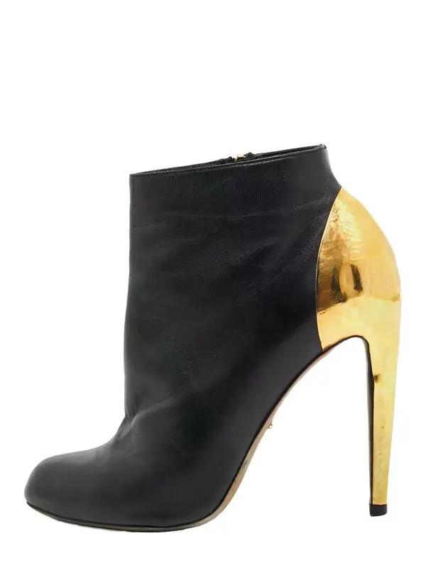 SERGIO ROSSI 130mm Leather Boots - Black