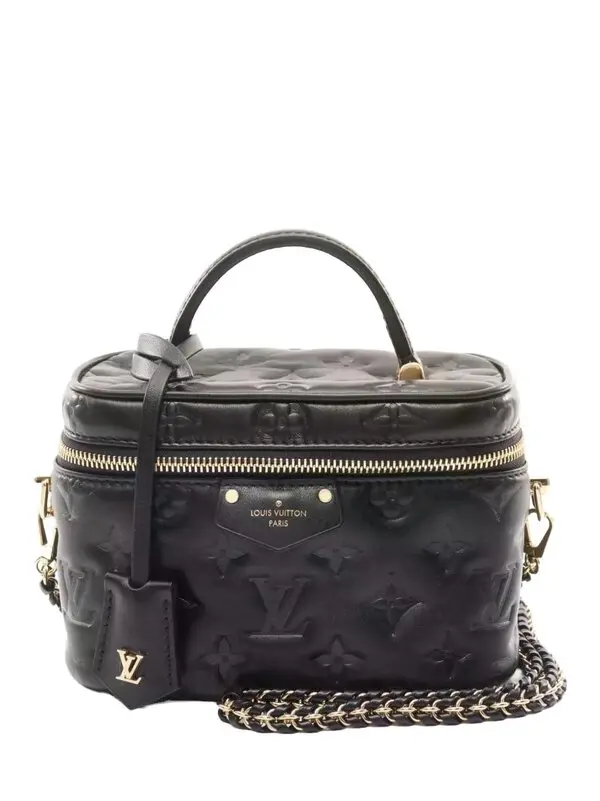 LOUIS VUITTON Coussin Pm Embossed Handbag - Black