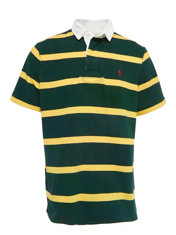 Polo Ralph Lauren Striped Rugby Polo Shirt - Green