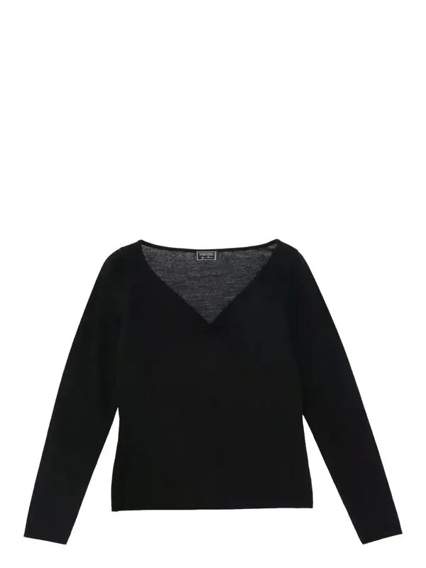 Versace 2000s Wool Jumper - Black