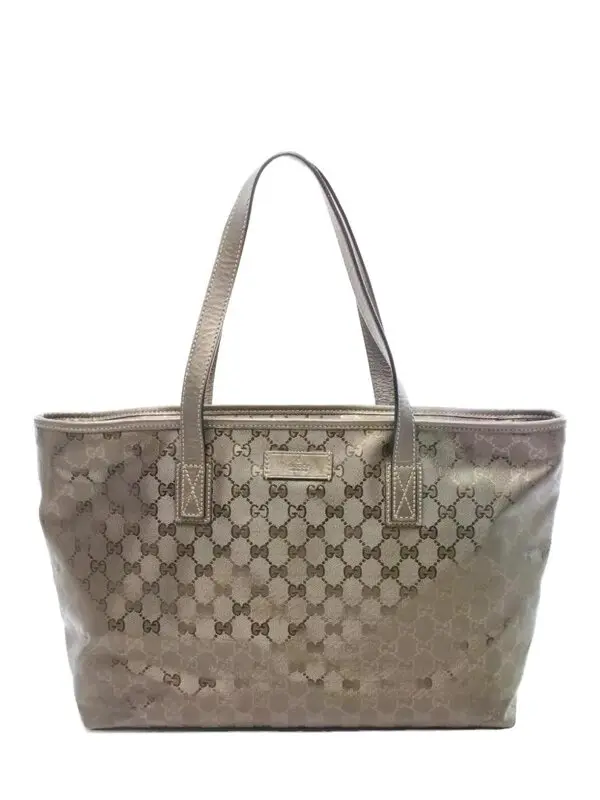 Gucci 2000s Gg Imprime Tote Bag - Brown