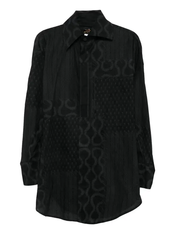 VIVIENNE WESTWOOD 2015 Patterned Shirt - Black