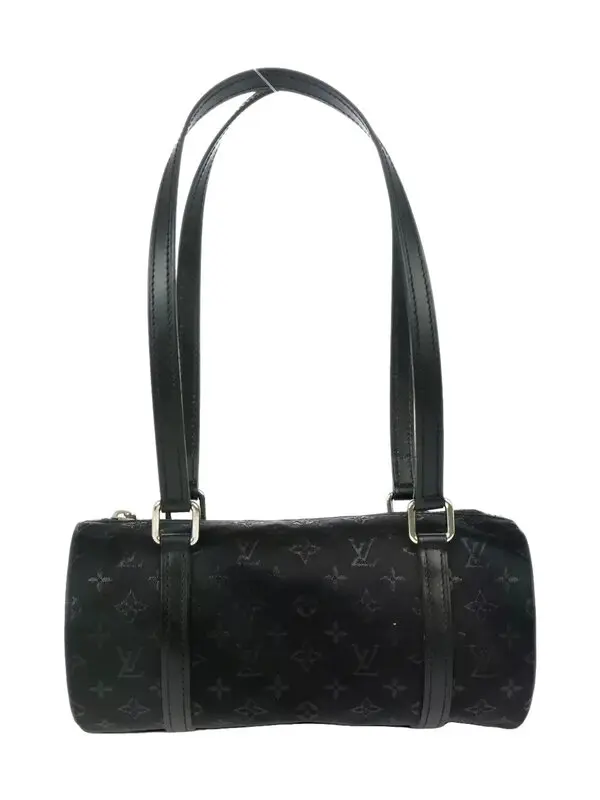 LOUIS VUITTON 2002 Small Papillon Shoulder Bag - Black